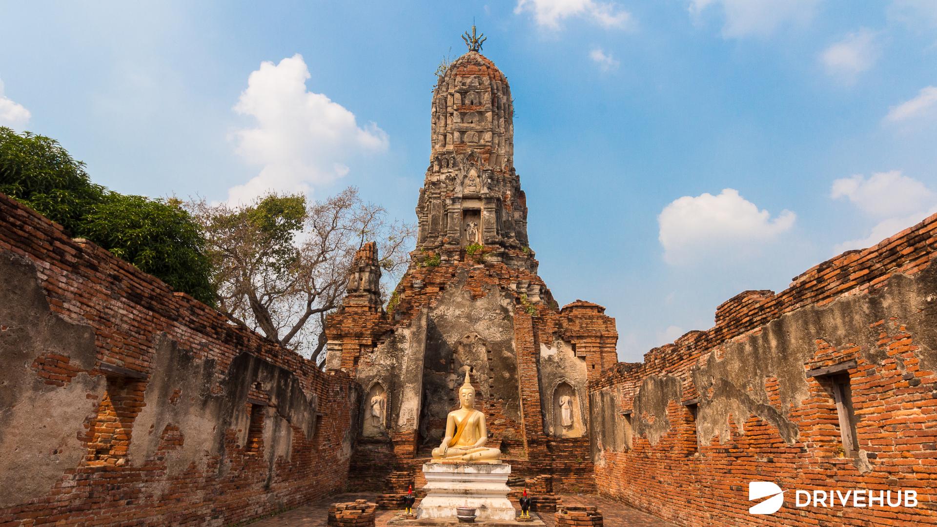 20 วัดอยุธยาต้องไป! ตามรอยพิกัดเสริมแต้มบุญ! | Drivehub